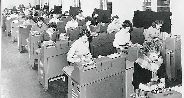 HNF - Punched card systems - Early days of data processing